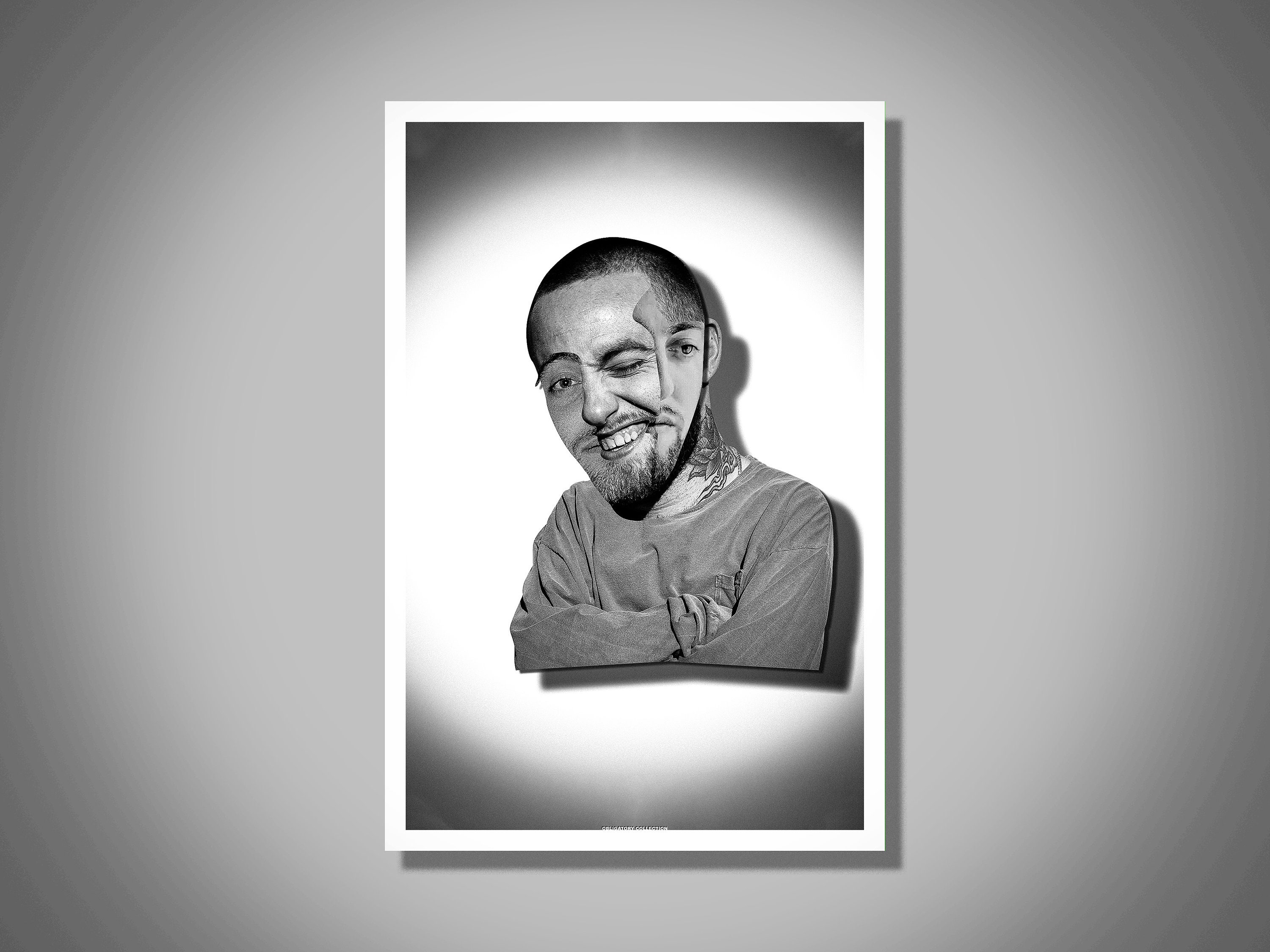 Mac Miller Black And White
