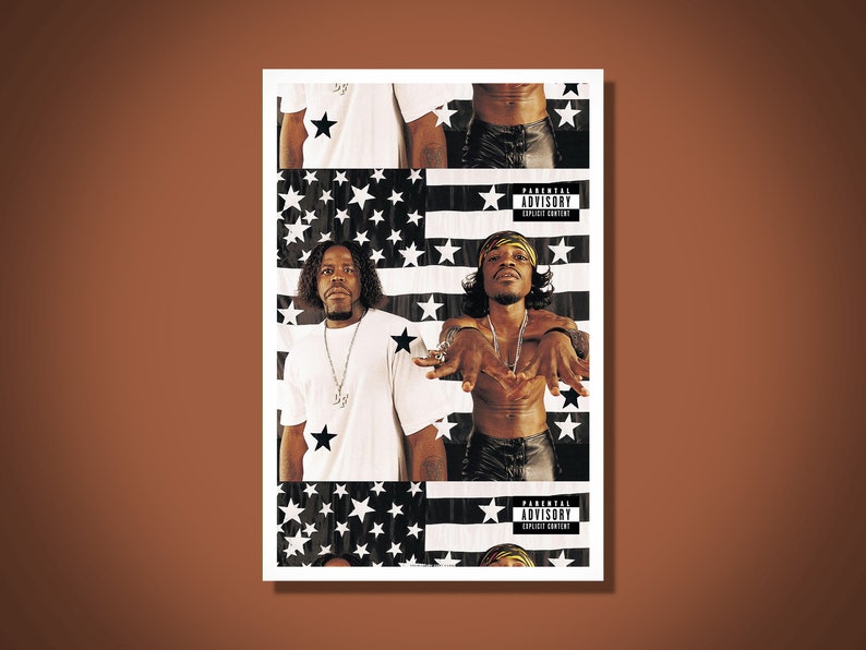 Stankonia, Outkast, Altered Album Cover Original Art Poster, Surrealist ...