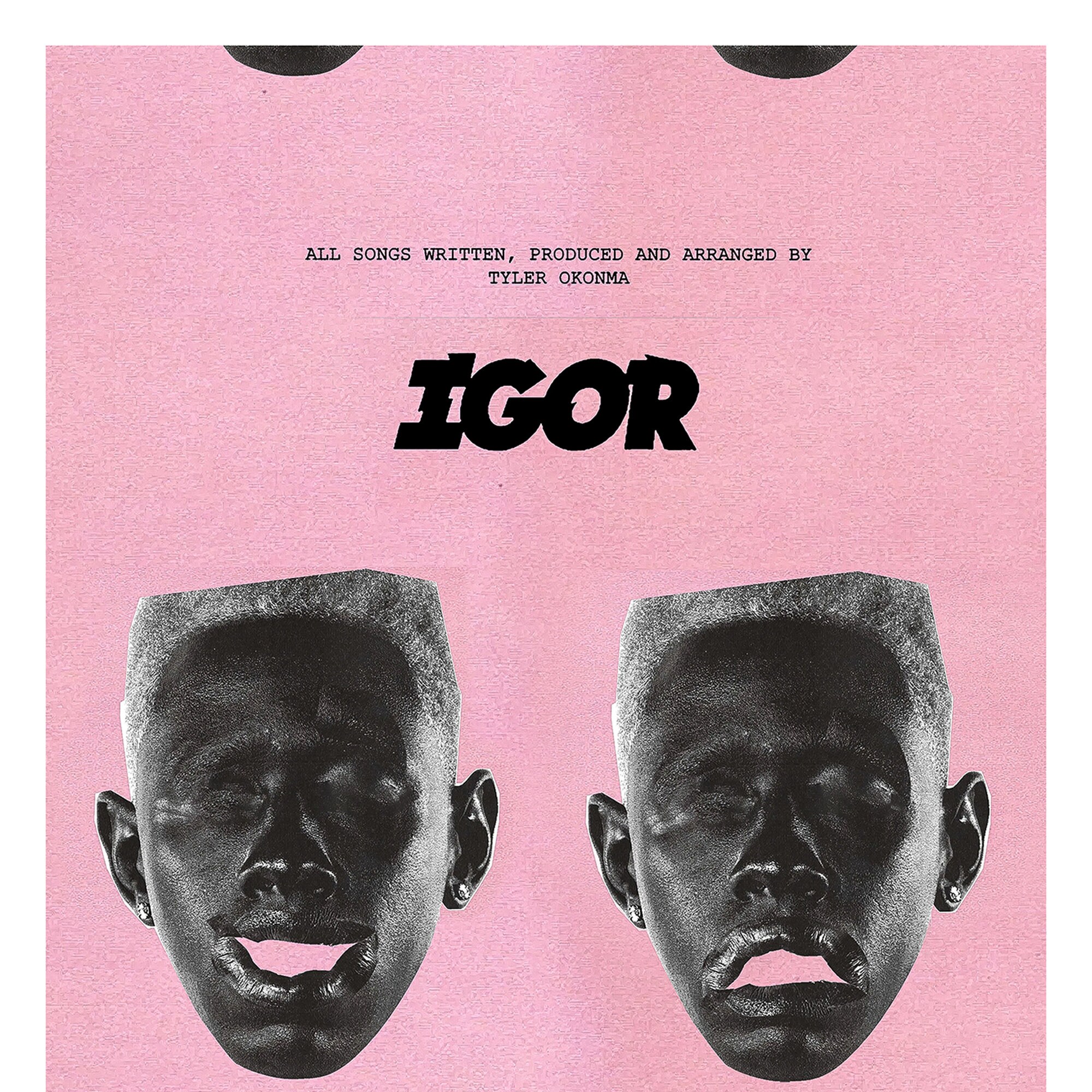 IGOR, Tyler, the Creator, Altered Album Cover Original Art Poster ...