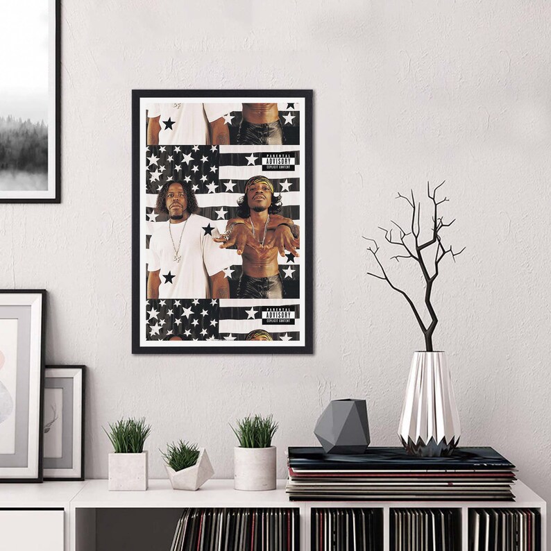Stankonia, Outkast, Altered Album Cover Original Art Poster, Surrealist ...