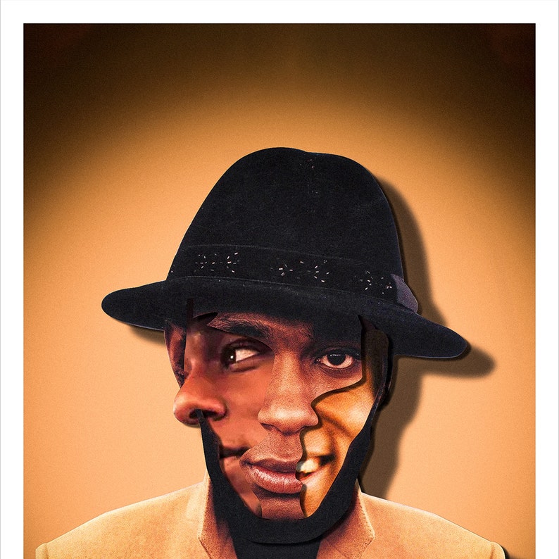 Mos Def Portrait Original Art Poster, Surrealist Digital Collage - Etsy