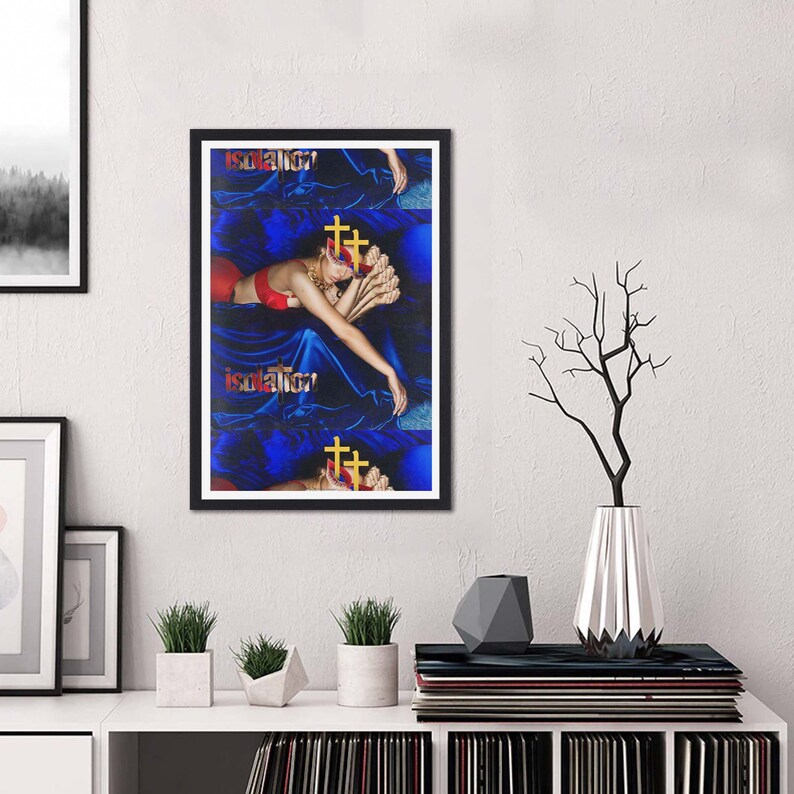 Isolation, Kali Uchis, Altered Album Cover Original Art Poster ...