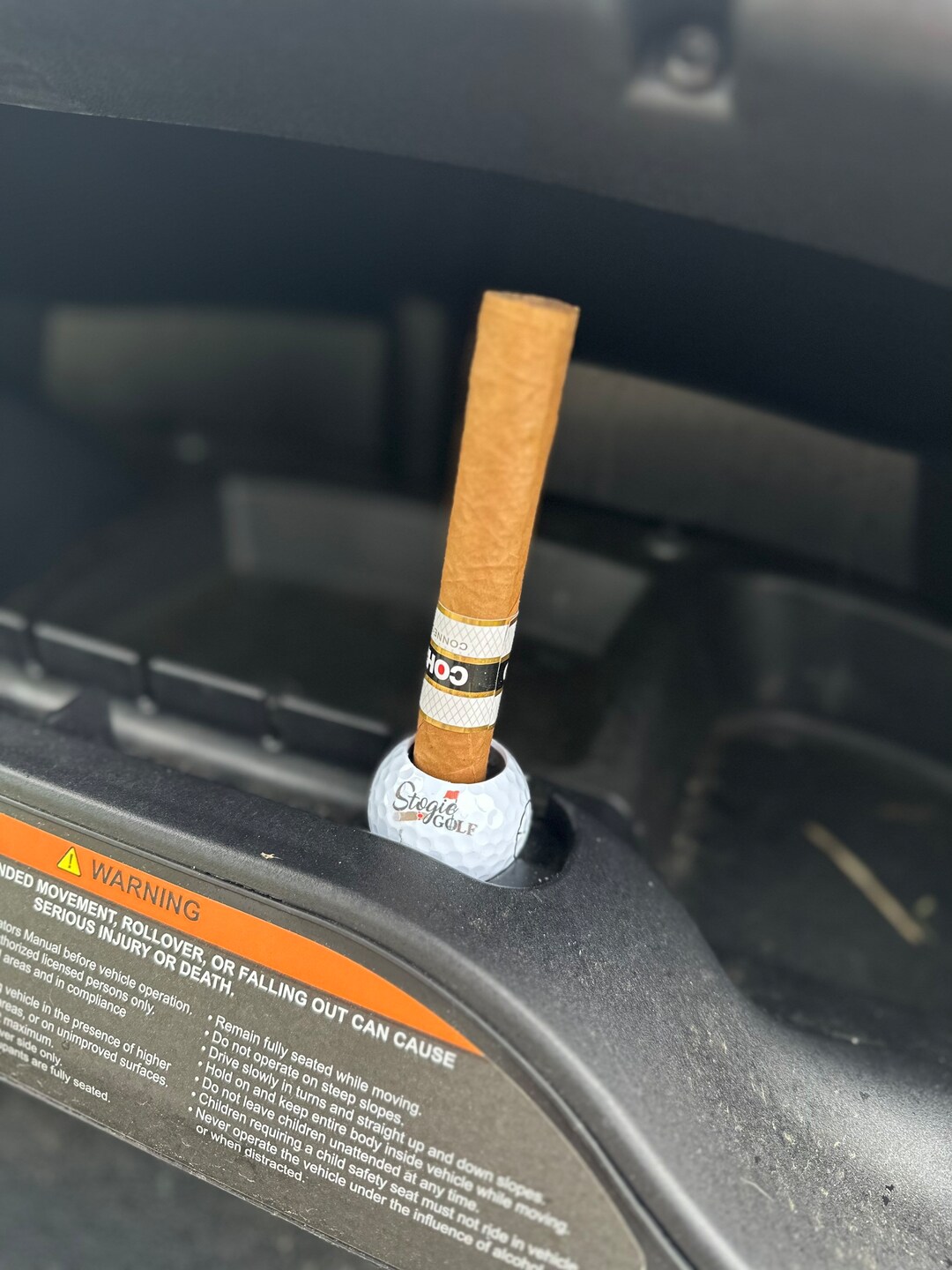 Golf Ball Cigar Holder Golf Cart Accessories Golf Gift Cigar - Etsy