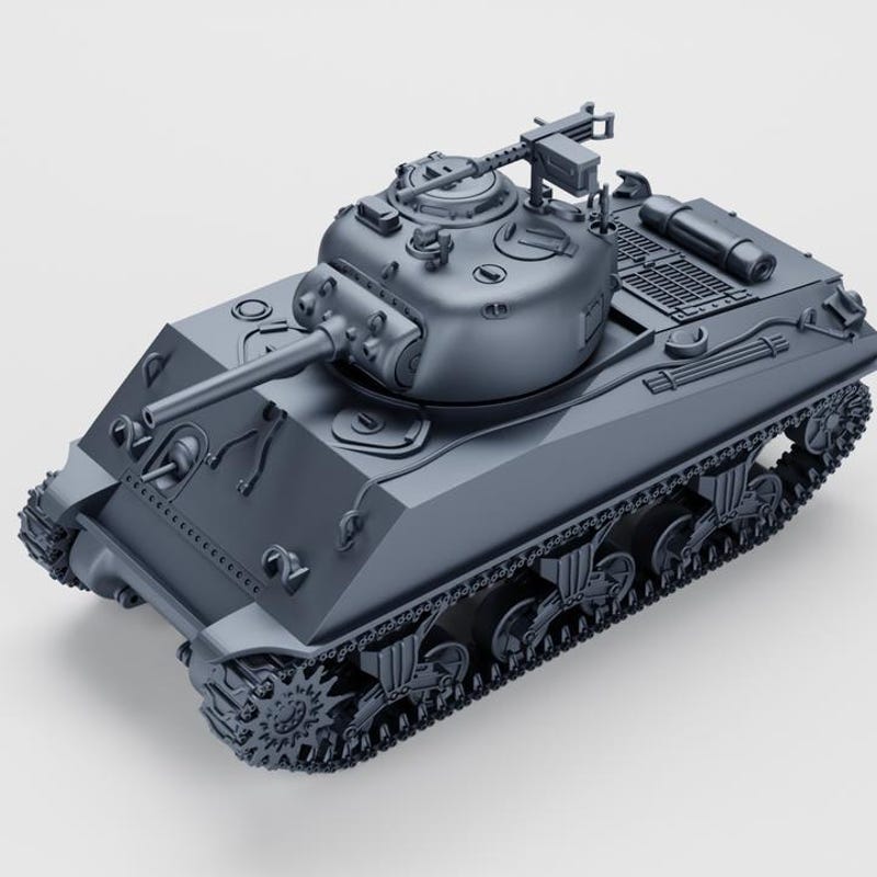 Flames of War Sherman - Etsy