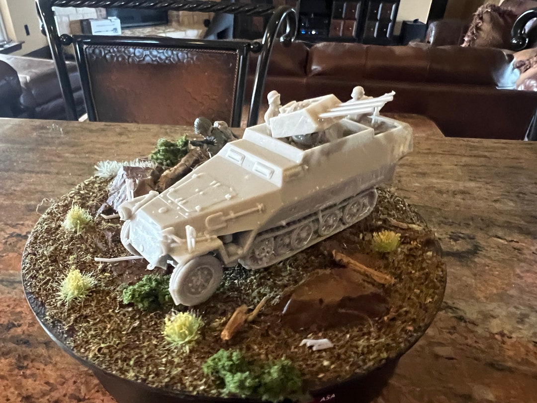 German Armor Halftrack SDKFZ 251/21 Drilling - Etsy