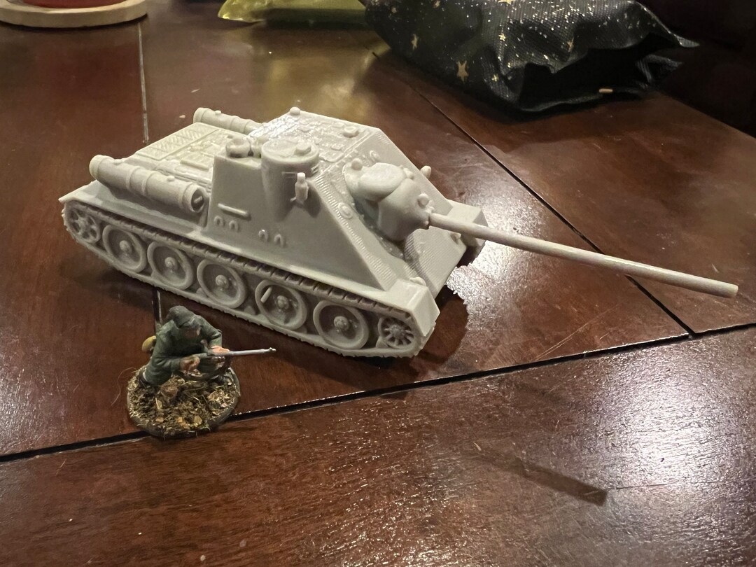 SU-100 Soviet Tank - Etsy