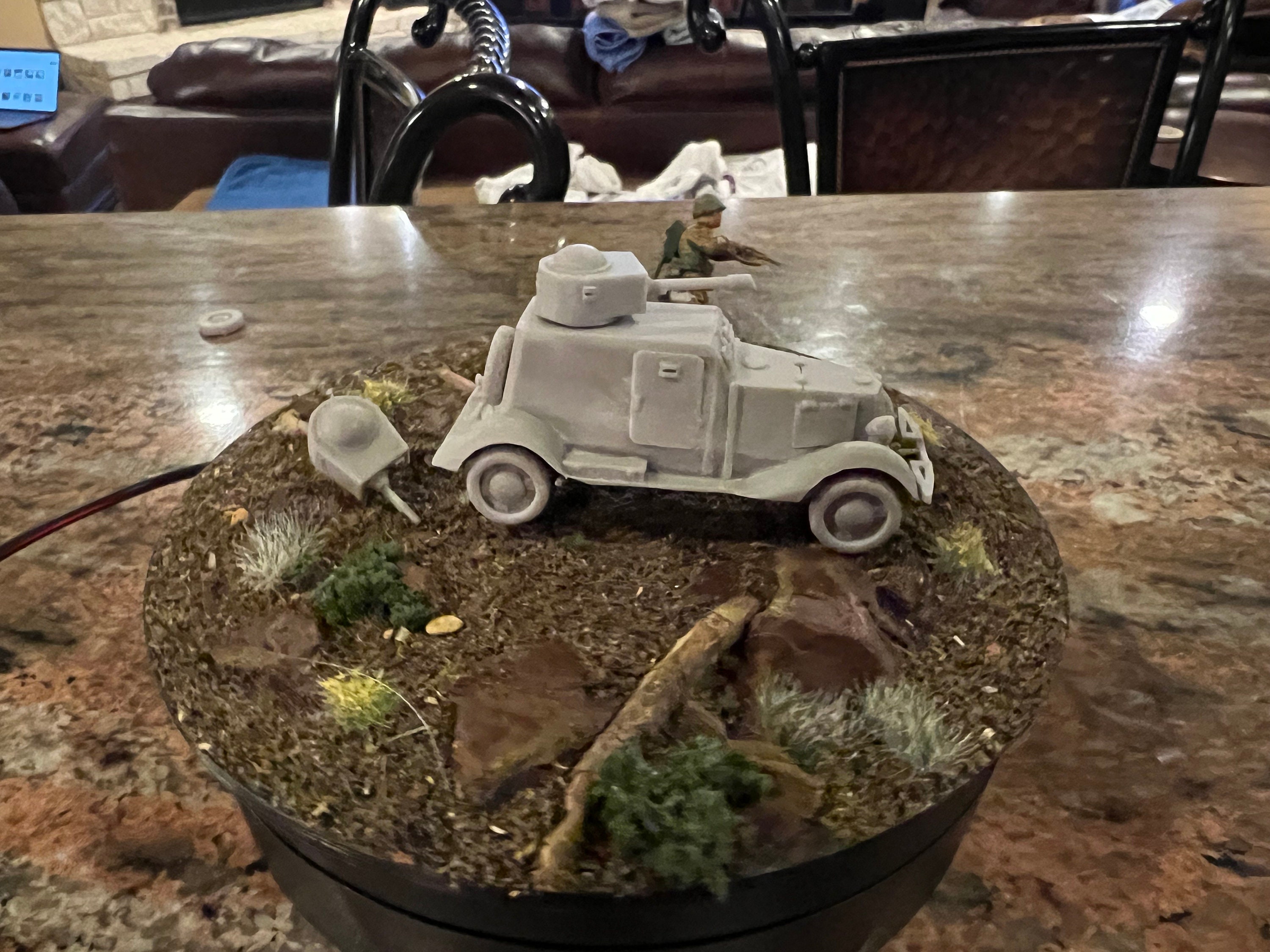 BA-20 Russian Soviet Armored Car (two Turrets) - Etsy