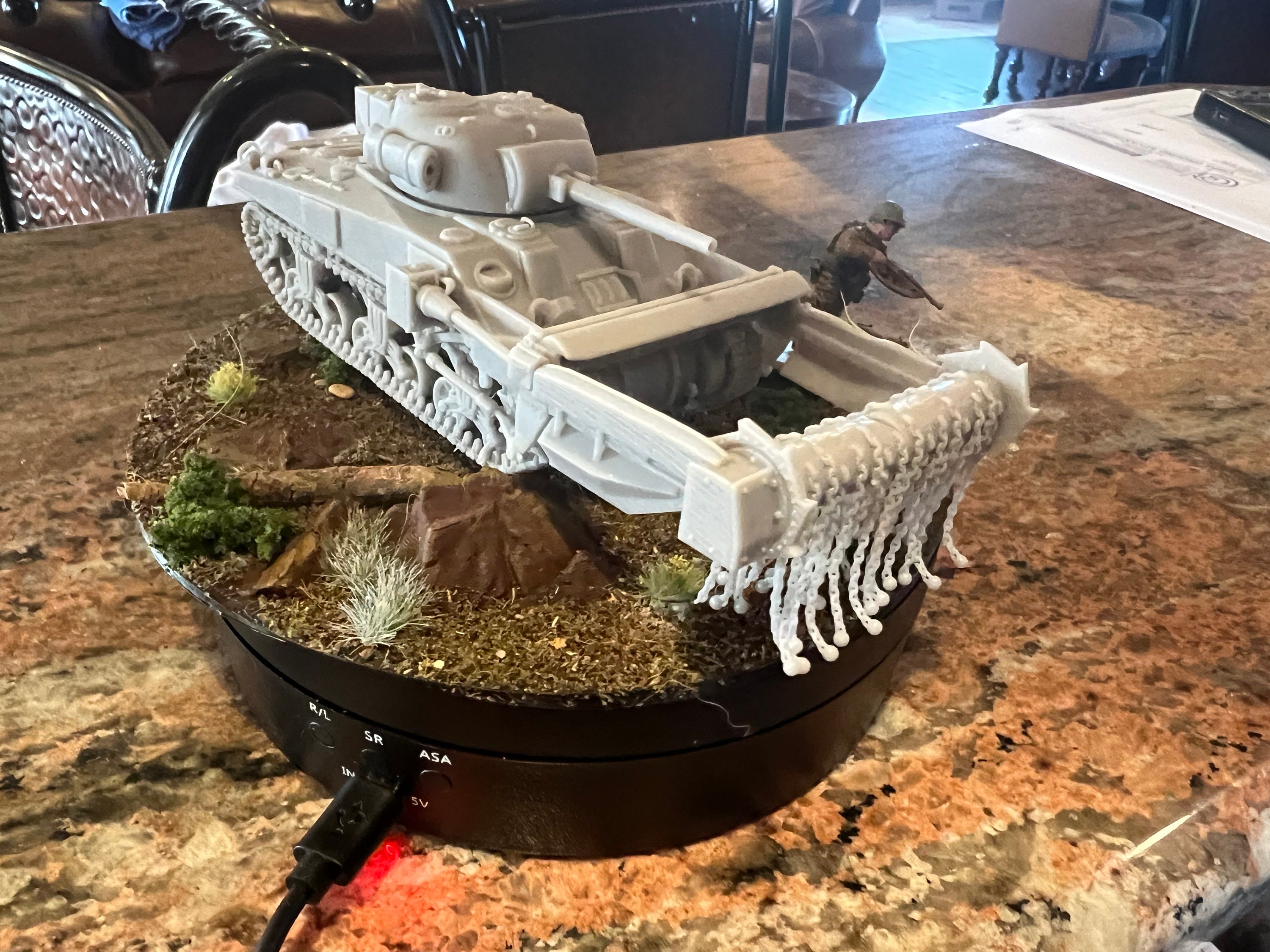 US Army Sherman Crab Tank - Etsy