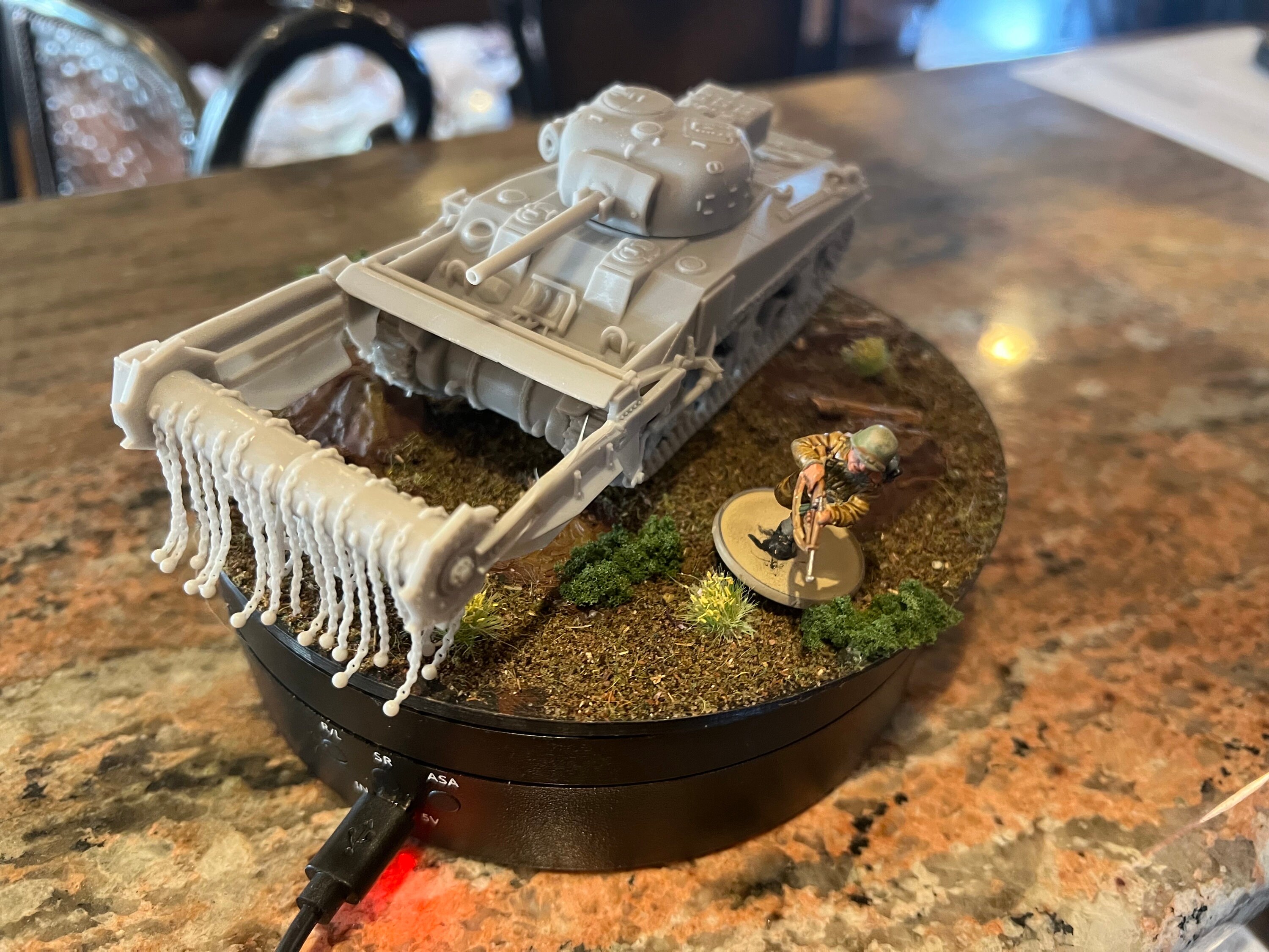US Army Sherman Crab Tank - Etsy