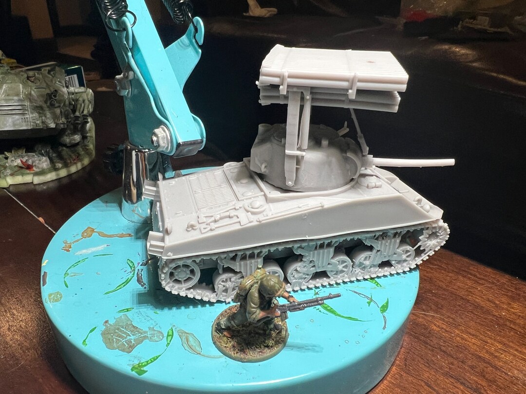 US Army Sherman Calliope Tank 1/56 28mm - Etsy