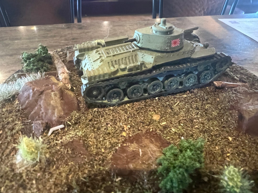Painted Chi Ha Tank 1/72 - Etsy