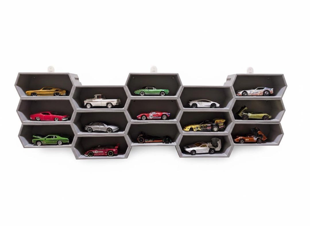 Modular Hex Pod 1/64 Diecast Display System | Stackable Interlocking ...