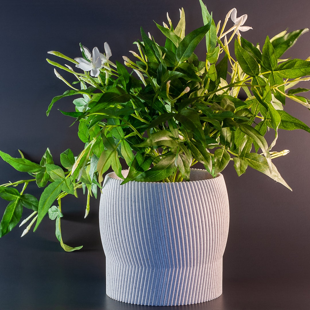 Geo Planter, 3D Printed Planter, Planter With Drainage, Art Deco - Etsy