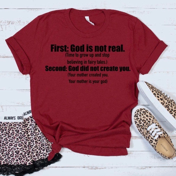 Atheist Shirt - Etsy