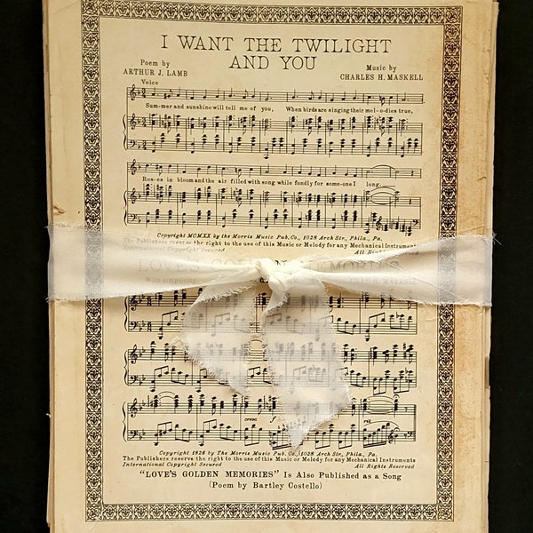 Vintage Music Sheets - Etsy