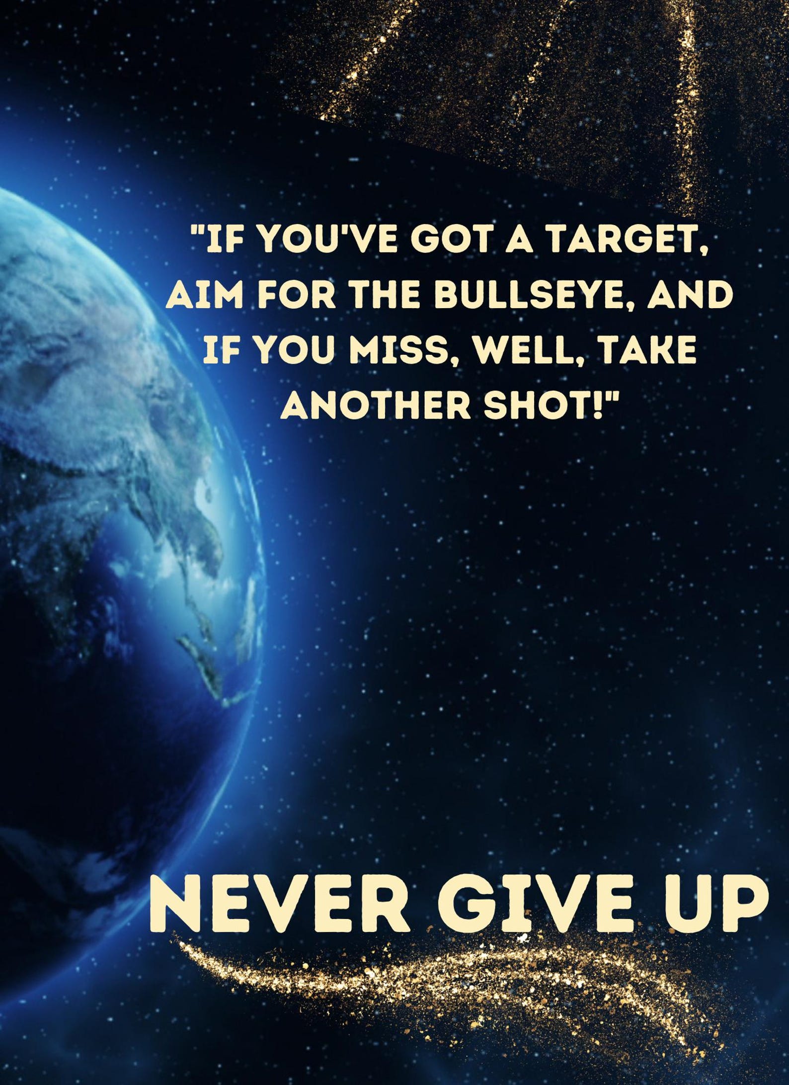 Motivational Galactic Poster - Etsy