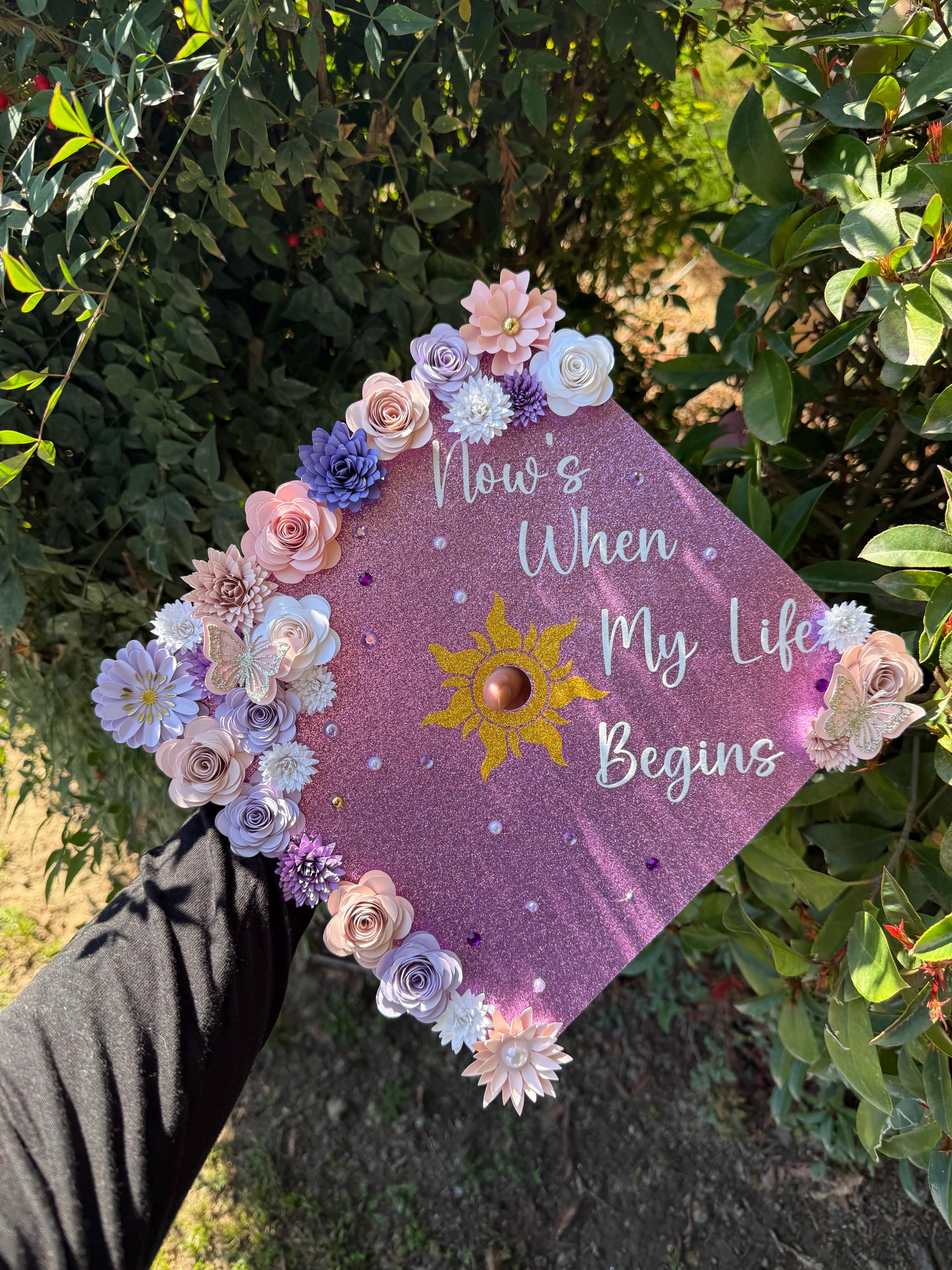 Rapunzel Inspired Graduation Cap - Etsy