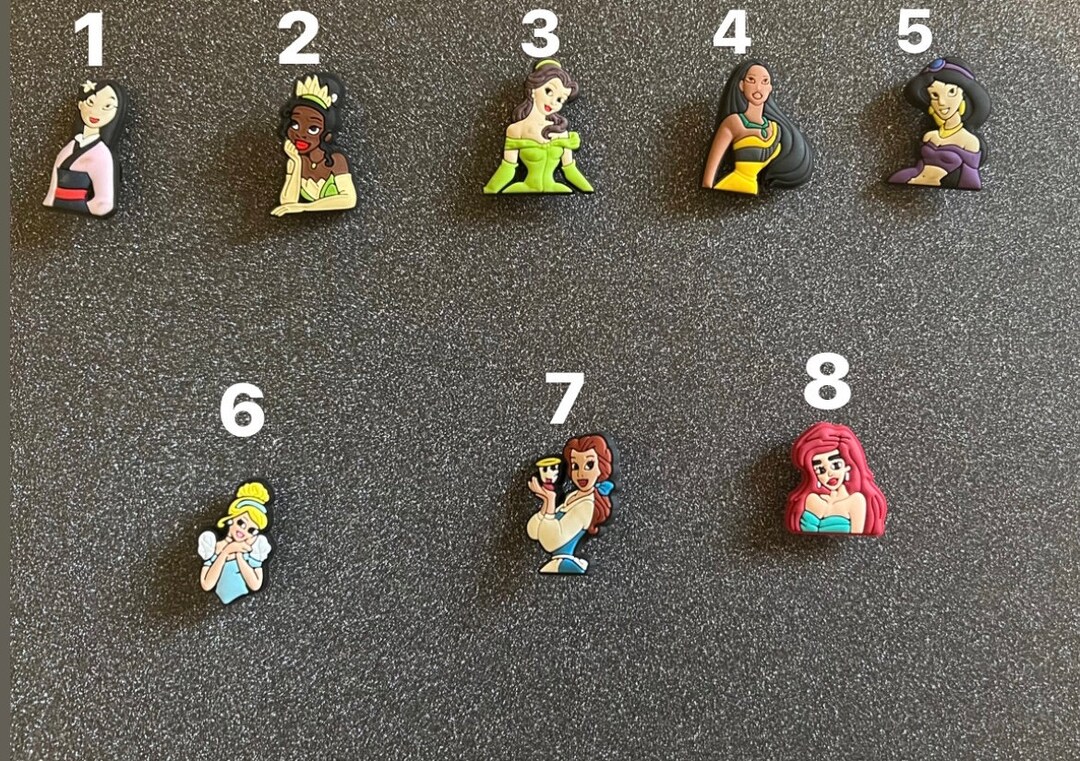 Princess Croc Charms - Etsy