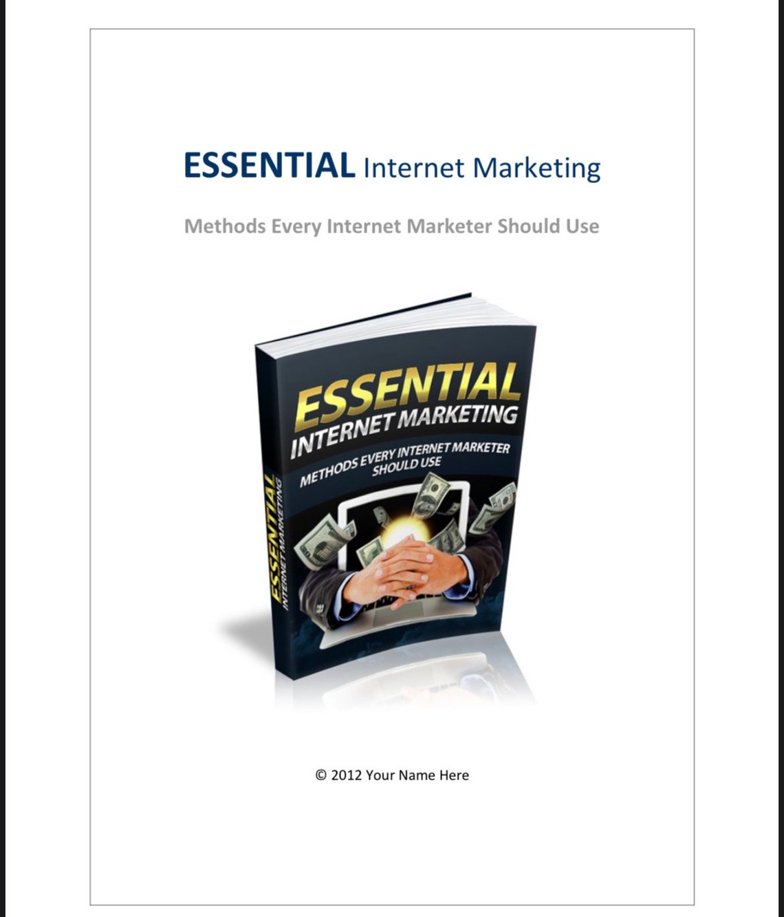 Internet Marketing Essentials Ebook - Etsy