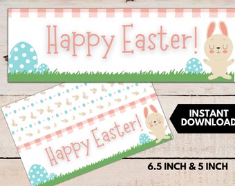 Printable Bags Toppers, Printable Happy Easter Friend Treat Bag ...