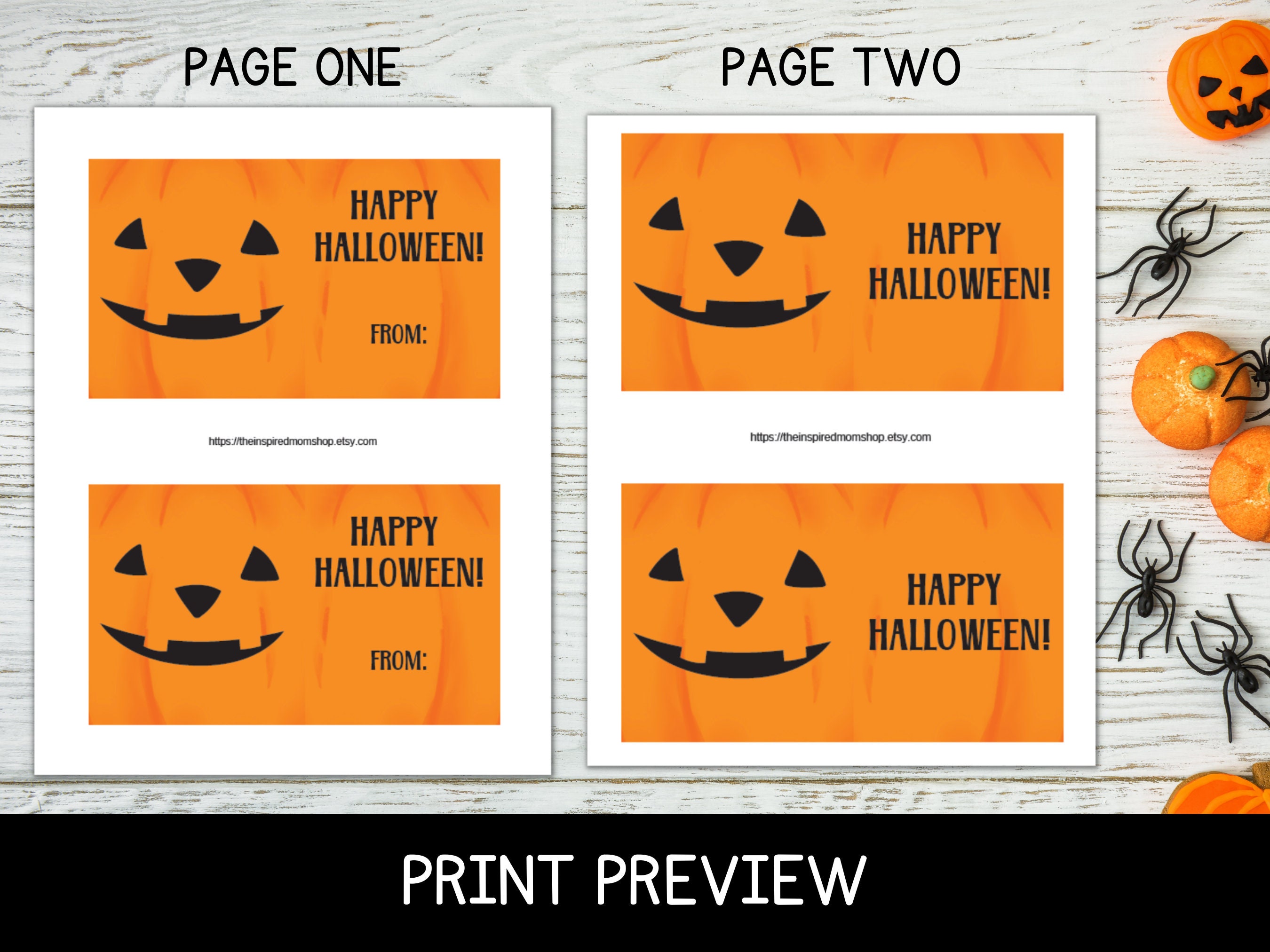 Printable Halloween Fruit Pouch Wrap Halloween Classroom - Etsy