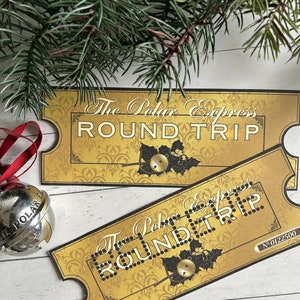 Printable Polar Express Train Ticket: Christmas Movie Night (instant ...