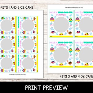 Play-doh Gift Tag: End of School Year, Won-doh-ful Summer (instant ...