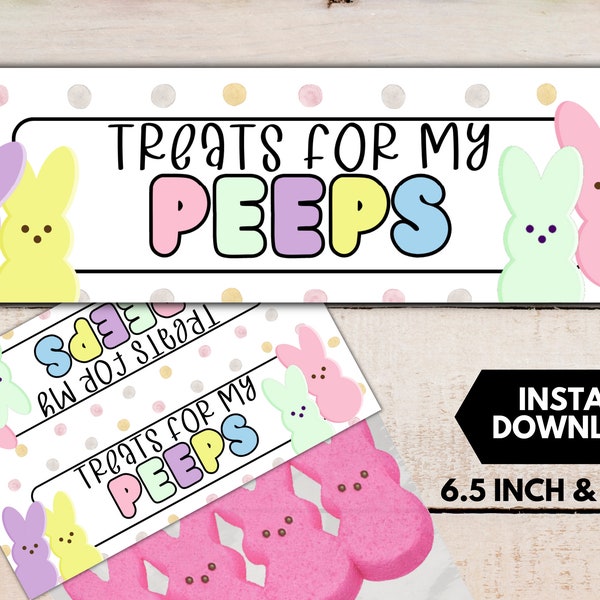 Easter Treat Bag Topper Svg - Etsy