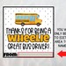 Printable Bus Driver Gift Tag Bus Driver Appreciation - Etsy