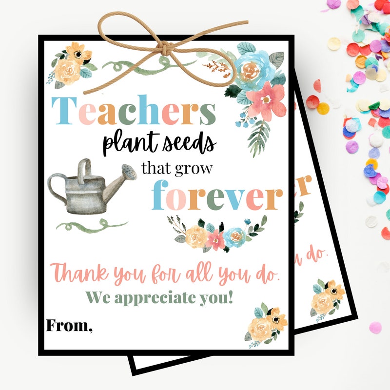Teachers Plant Seeds - Etsy