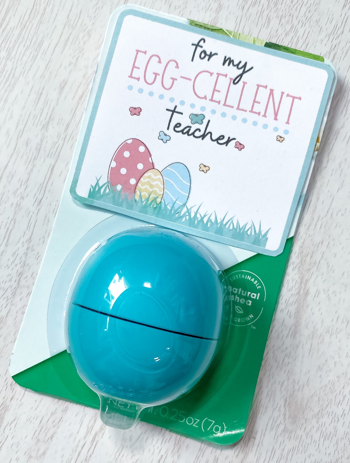 Lip Balm Printable Easter Gift Tags Egg-cellent Teacher - Etsy
