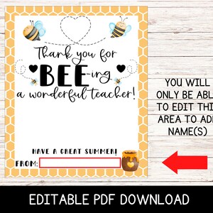 Printable Chapstick Card for Teacher, End of the Year Gift, Last Day of ...