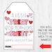 Printable Valentine's Day Treat Gift Tags, Treat for Someone Sweet ...