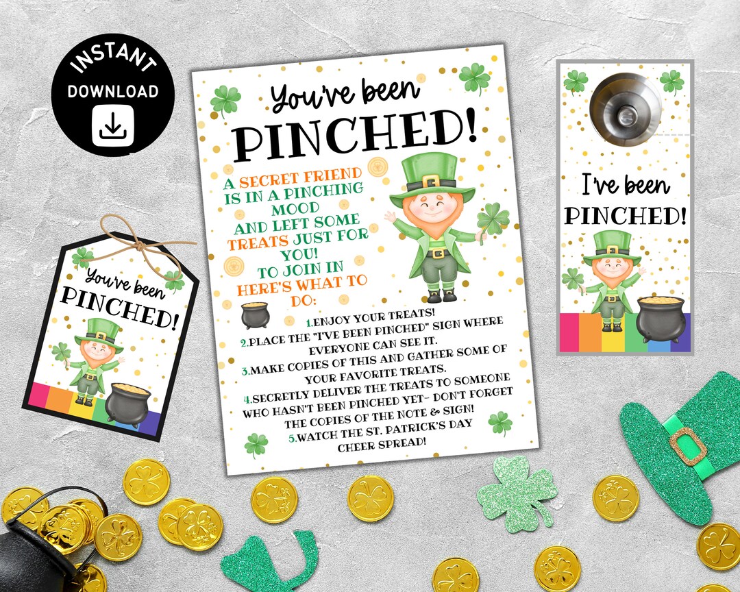 You've Been Pinched St. Patrick's Day Game: Staff Morale Booster ...