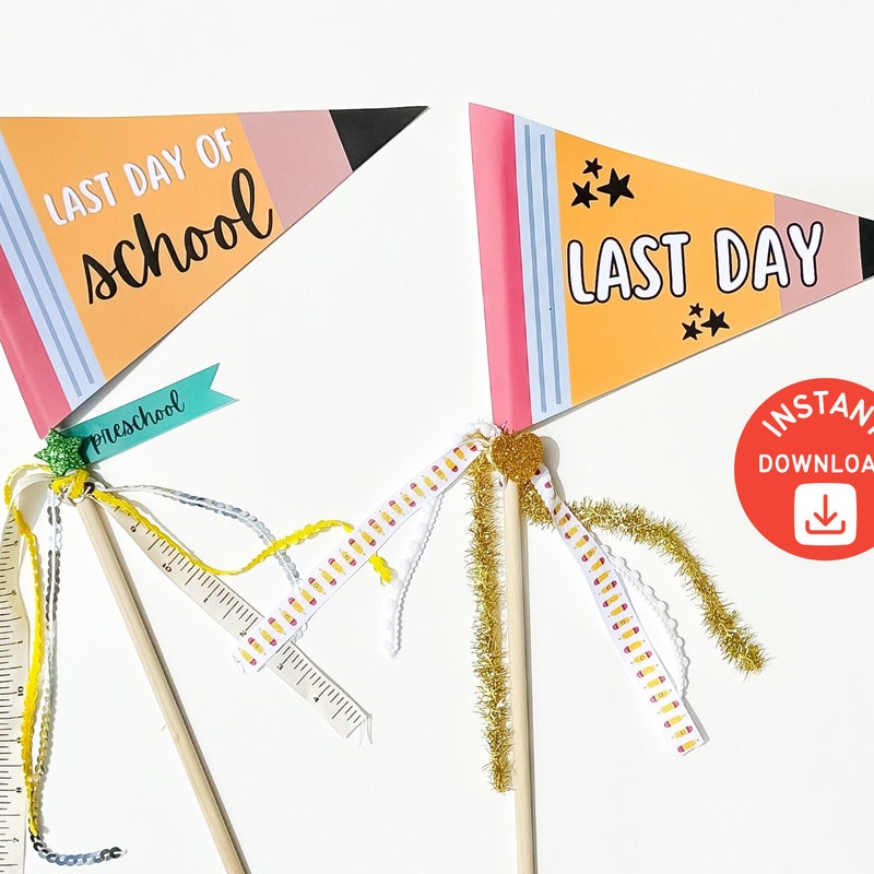 School Pennant - Etsy