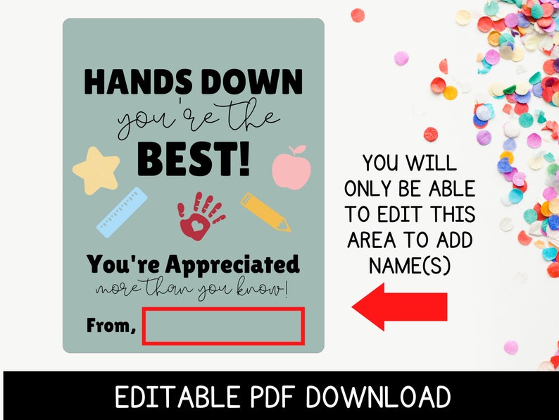 Printable Teacher Appreciation Hand Soap Gift Tag Teacher - Etsy