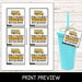 Bus Driver Gift Tag, Wheelie Great Printable, Editable PDF (digital ...