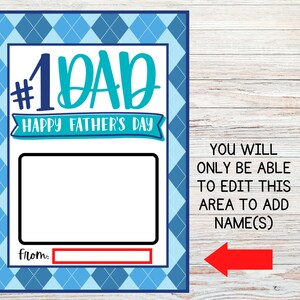 Printable Father's Day Gift Card Holder, Happy Father's Day, Gift Card ...