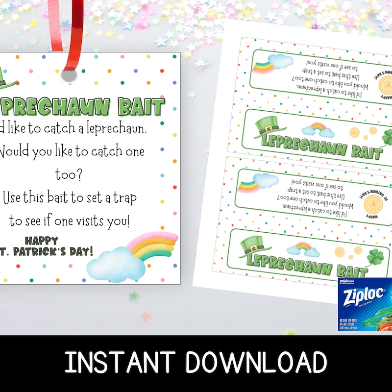 Leprechaun Bait Tag - Etsy