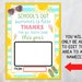 Printable Teacher Gift Card Holder for Summer End of the - Etsy