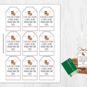 Printable If You Give a Teacher a Cookie Valentine's Day Teacher Gift ...