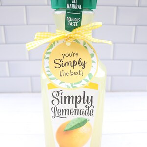 Lemonade Gift Tag: Employee Teacher Appreciation (instant Download) - Etsy