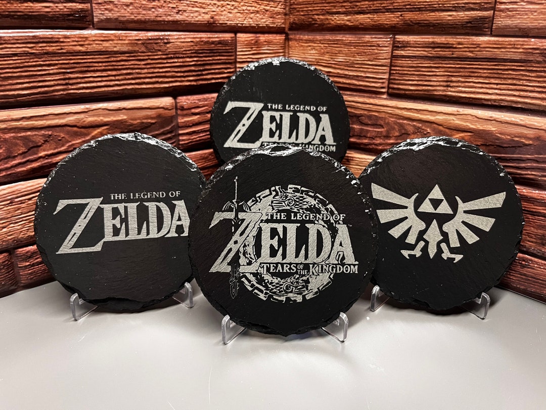 Legend of Zelda Slate Coasters, Tears of the Kingdom - Etsy