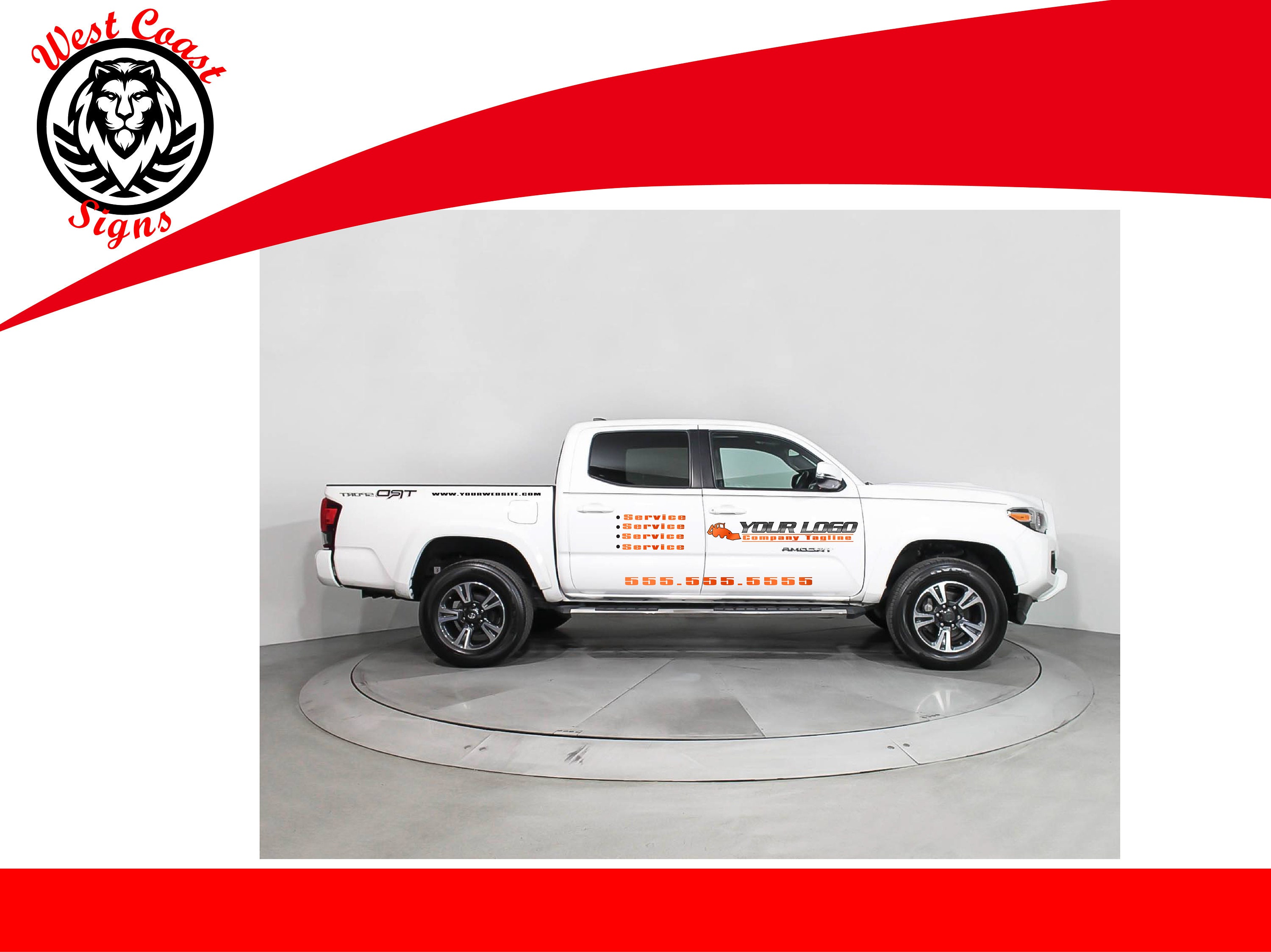 Full Custom Truck Decals for Both Sides and Tailgate. - Etsy