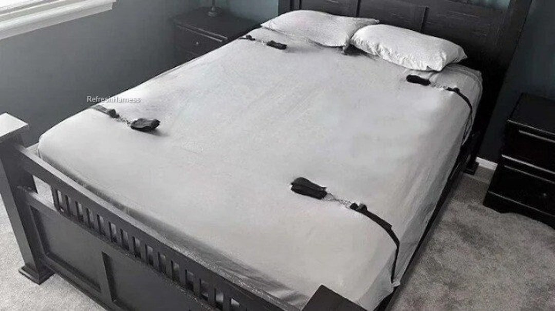 Bed Restraints Kit King Queen Size Bed Bdsm, Wedding Night Lingeri Set ...