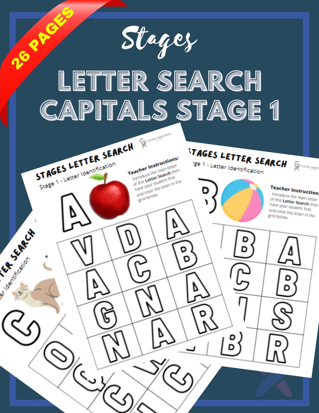 Letter Search, Preschool, Day Care, Home School Letter Search. Word ...