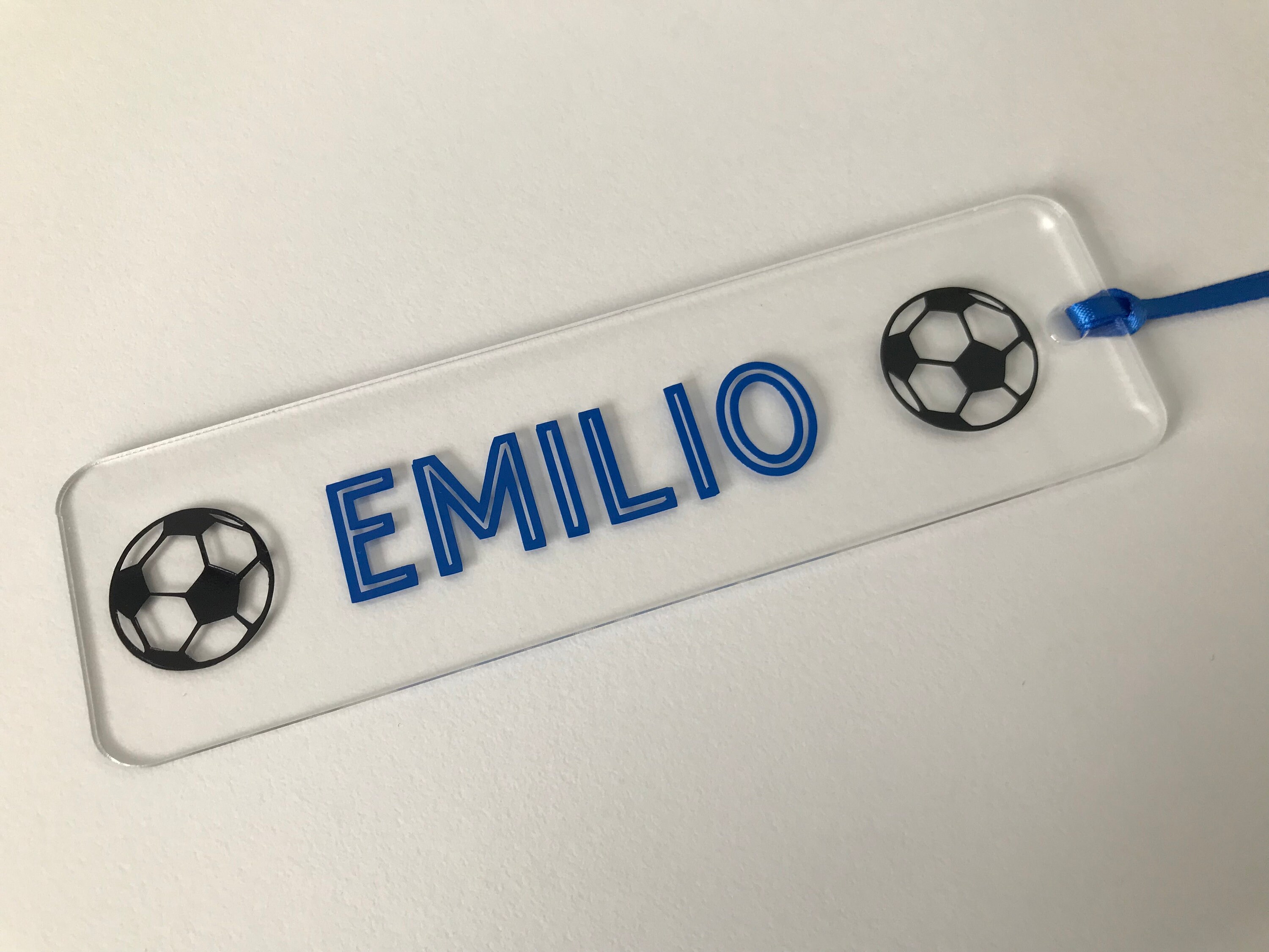 Personalised Football Themed Bookmark - Etsy UK