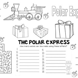 The Polar Express Font - Etsy