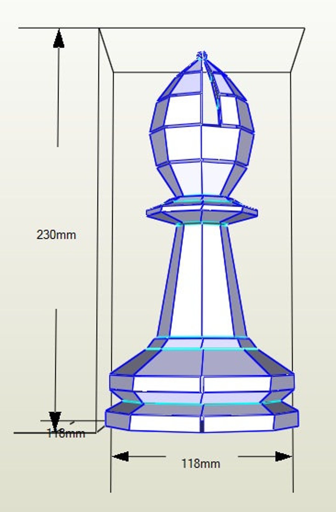 Chess, Papercraft, 3d Decorative, Board Game - Etsy
