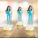 Pilot Custom Face Cupcake Toppers, Airlines Pilot, Graduation Pilot ...